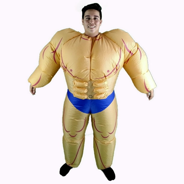 Disfraz Inflable de Hombre Mr. Músculo Divertido REV Botarga | Walmart ...
