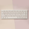 120 Keycap Set Minimalist White Keycaps for Mechanical Keyboard English ...
