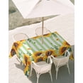 60x120 Inch Outdoor Tablecloth with Umbrella Hole Zipper Rectangle ...
