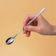 EXLEAF 9" Long Handle Iced Tea Spoon Set of 4 for Cocktails Parties Bar ...