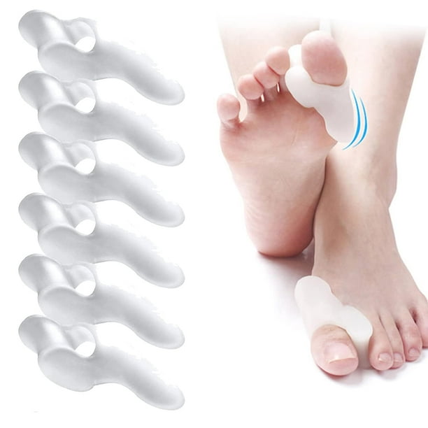 Toe Toe Separator, Bunions Corrector, 6 Pieces Gel Toe Separators for ...