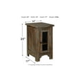 Signature Design by Ashley Casual Danell Ridge Chairside End Table ...