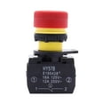 Round Industrial Pushbutton Switches HY57B Emergencies Stop Push Button ...