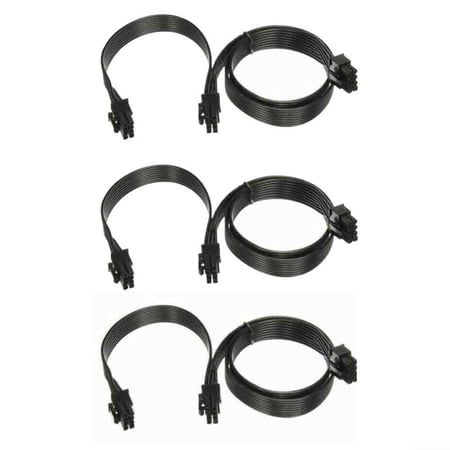 PCI Express 8 Pin Female To Dual PCI-E 6+2pin Male PSU Power Cable ...