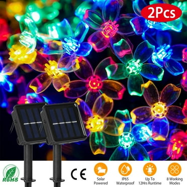 Waterproof Copper Wire LED String Lights, 100 LEDs, 33FT, 8 Modes ...