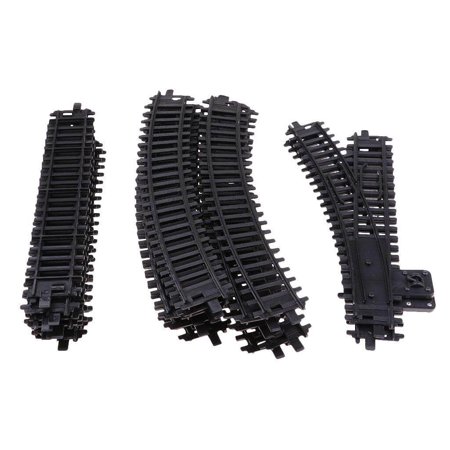 enqiretly 1/87 HO Plastic Model Railroad Train Toy Scenery Layout ...