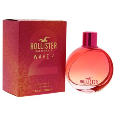 Hollister Wave Women's Eau De Parfum Spray, Fruity Floral Perfume, 3.4 ...
