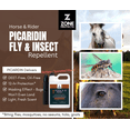 Zone Protects Horse & Rider Fly & Insect Picaridin Spray, gal, 12 hrs ...