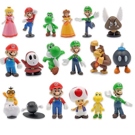 18pcs Anime Super Mario Figure Toy Model Characters | Walmart Canada