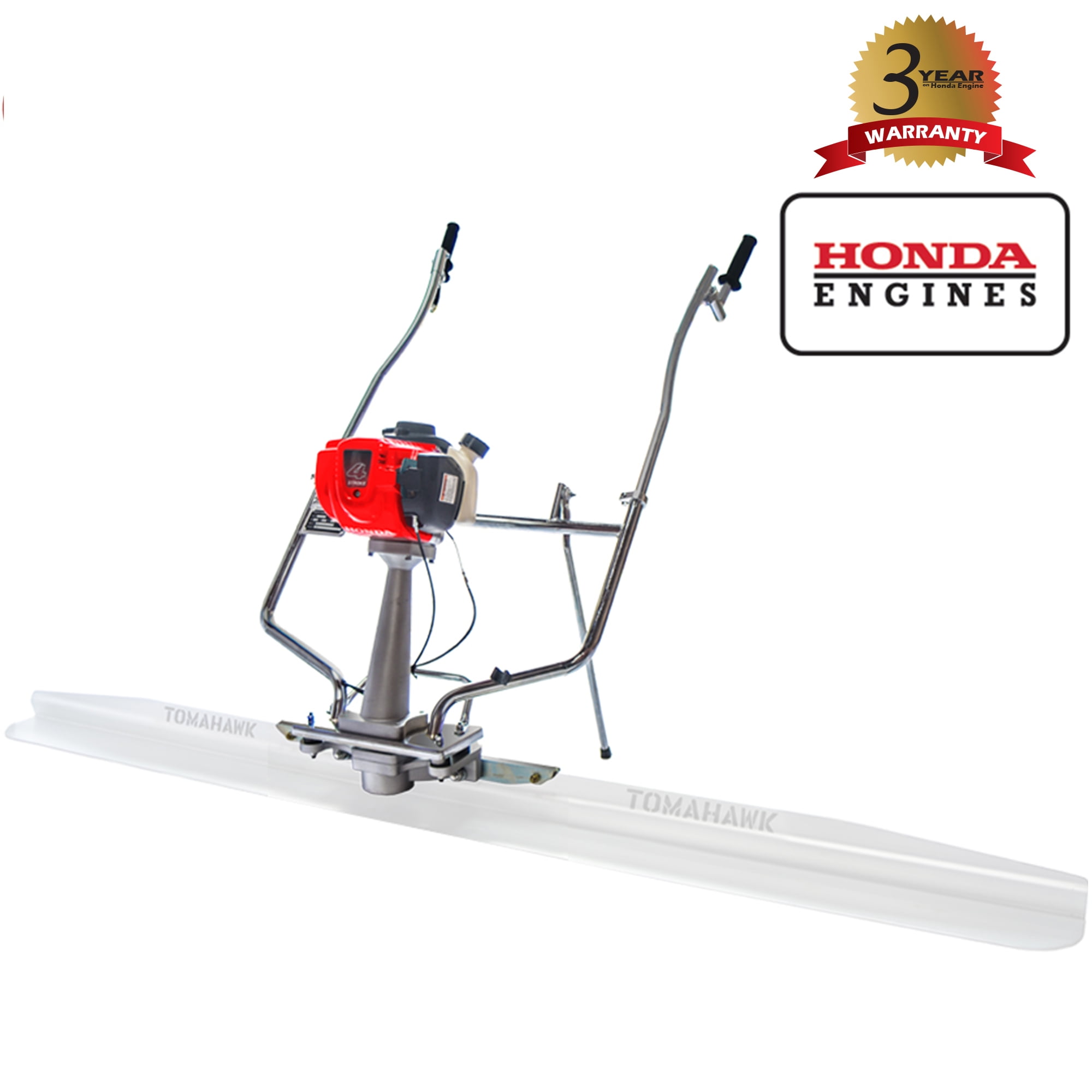 TOMAHAWK 1.8 HP Honda Gas Vibrating Concrete Power Screed Motor with GX35 Honda Engine | Walmart ...