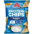 Atkins Ranch Flavored Protein Chips, Keto Friendly, Baked, 8 Count ...