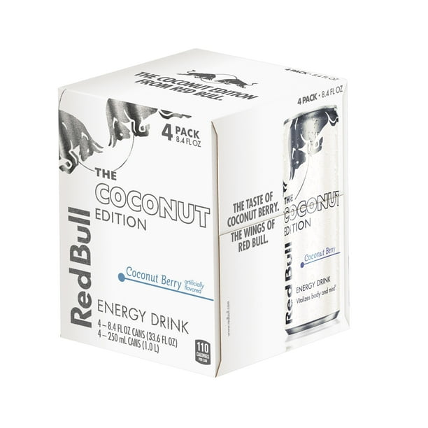 Red Bull Coconut Edition Coconut Berry Energy Drink, 8.4 fl oz, 6 Packs ...