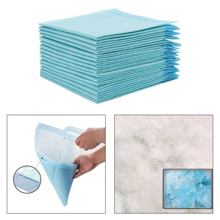 Disposable Changing Pad Liners (15 Pack) Soft, Absorbent Waterproof ...