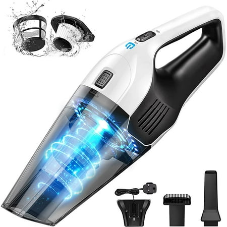 Handheld Vacuum Cleaner, Powerful Hand Hoover (30Min Runtime/3H Wall ...