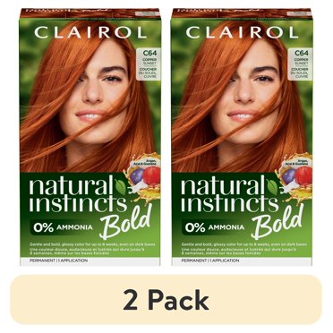 (2 pack) Clairol Natural Instincts Bold Hair Dye, Permanent Hair Color ...