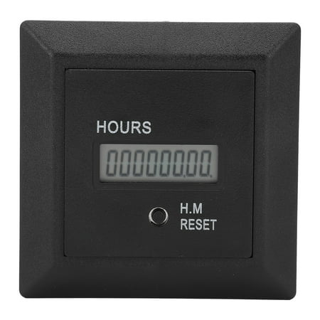 Digital Hour Meter, 100V-250V With Reset Function With LCD Display Engine Timer, For Generator ...
