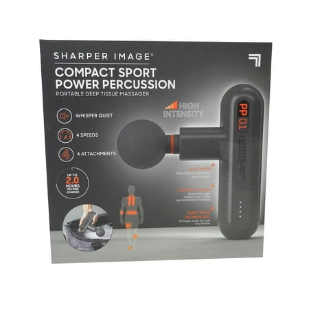 Sharper Image Compact Sport Power Percussion Portable Deep Tissue ...