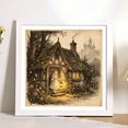 24 Sheets 6x6 Inch Forest Fairy Floral Journal Paper, Watercolor Flower ...