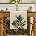 Colorful Table Runners for Dining Table ration & Accessories Leaves ...