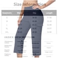 ADSSDQ Capri Pants for Women High Waist Cropped Yoga Pants Straight Leg ...