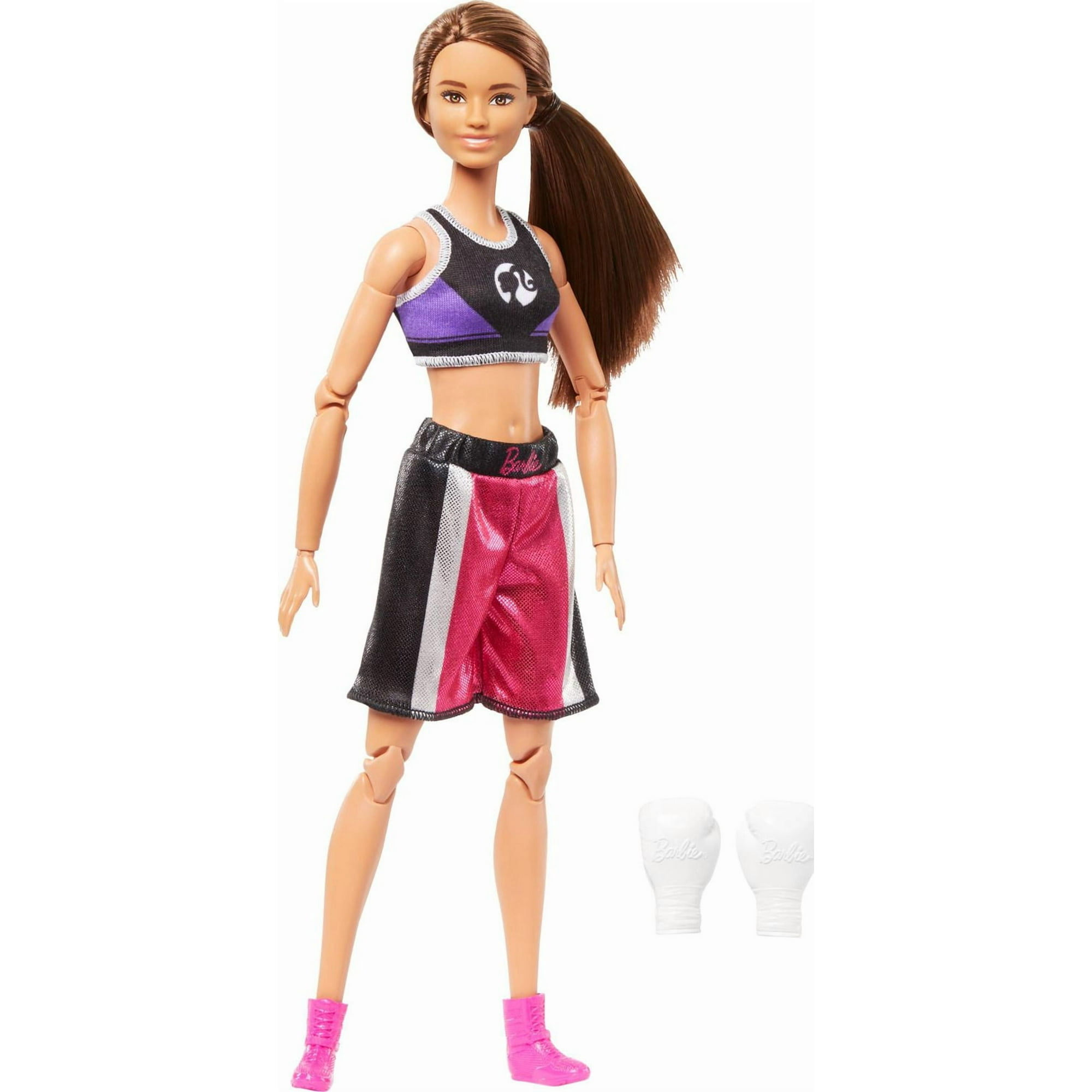 Click here for Barbie Made To Move Boxer Doll & Accessories  Brun... prices