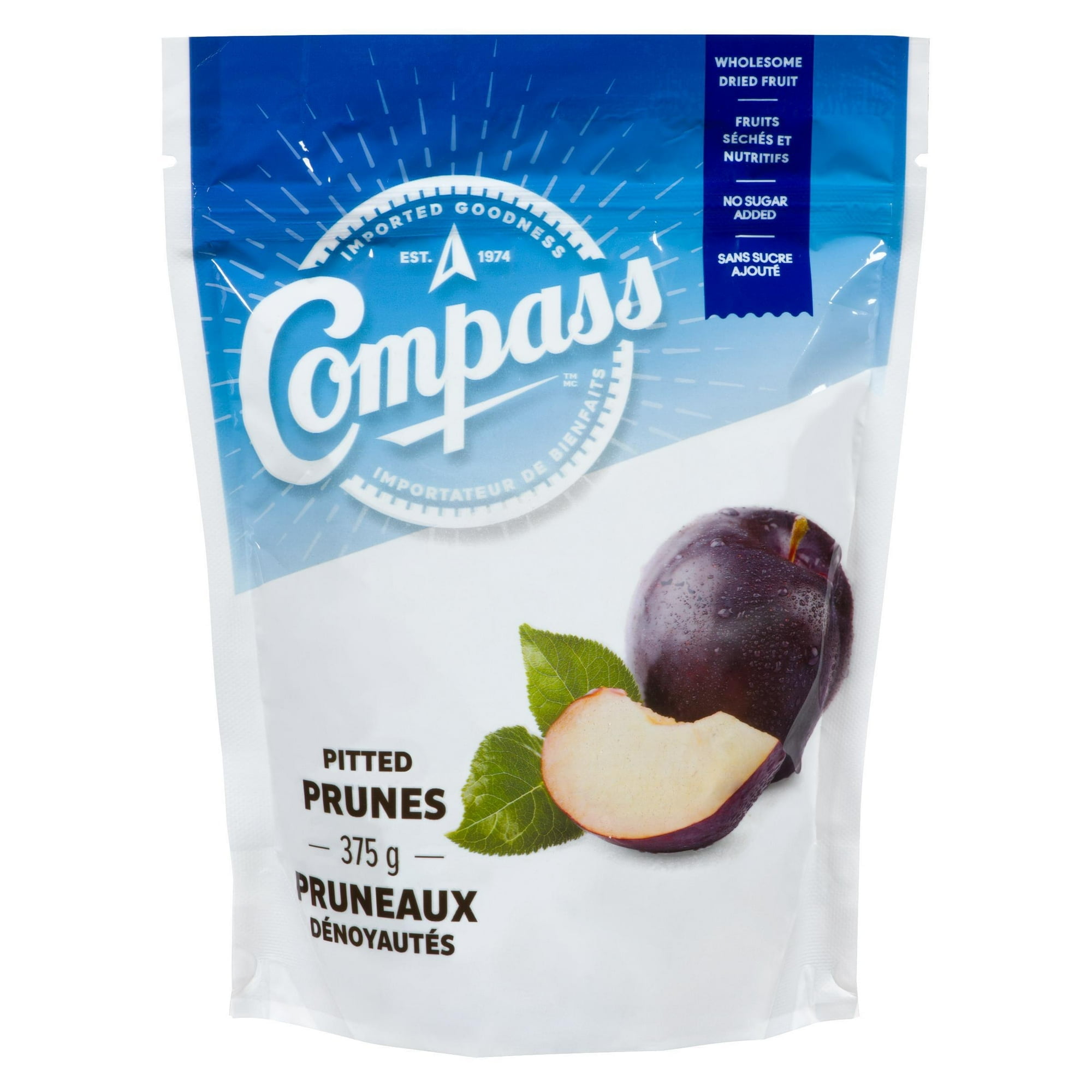 Click here for Compass Pitted Prunes 375 G prices