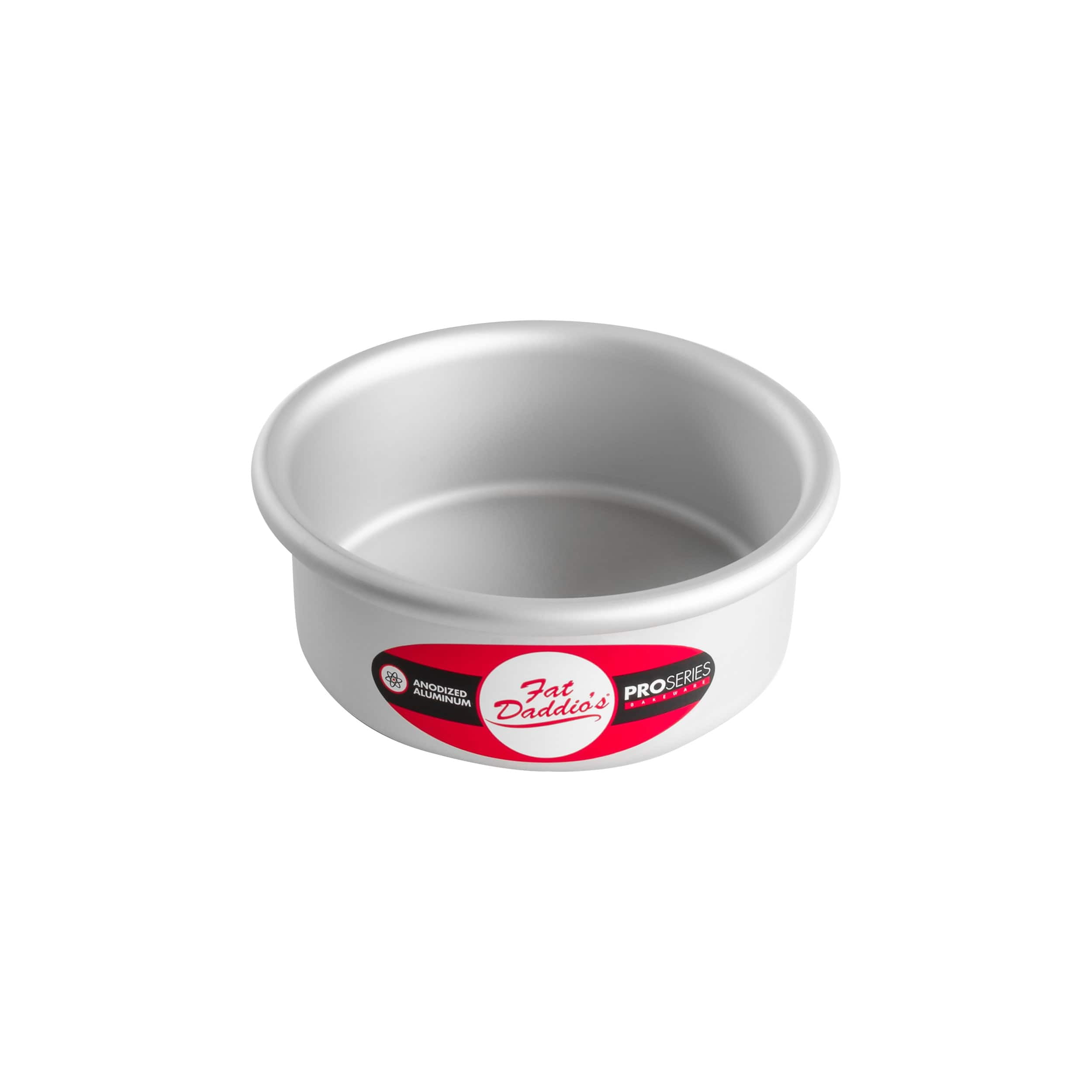 6 Pack: Fat Daddio's® Pro Series Bakeware Anodized Aluminum Round Cake ...