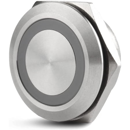 HSD 19mm Momentary Push Button Switch with 12V Indicator Light ...