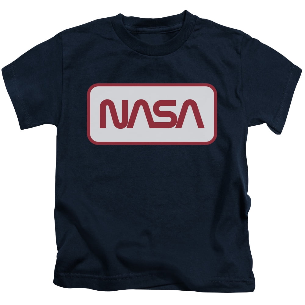 Nasa - Rectangular Logo - Juvenile Short Sleeve Shirt - 5/6 - Walmart.com
