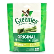 Greenies Small Chew Mini Doggie Dental Treats Fresh, Teenie, 43 ct, 27 ...