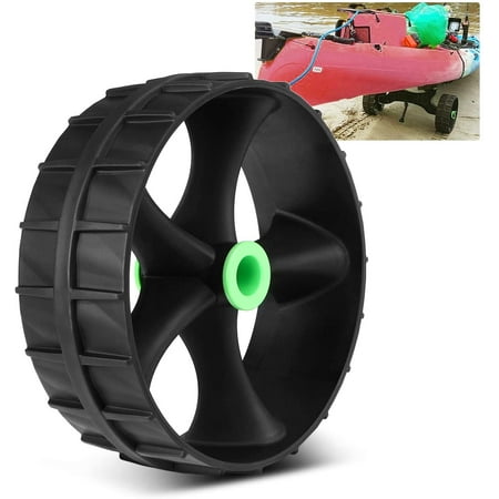 Kayak Cart Wheel PunctureProof Tire Wheel Plastic Replacement Wheel for ...