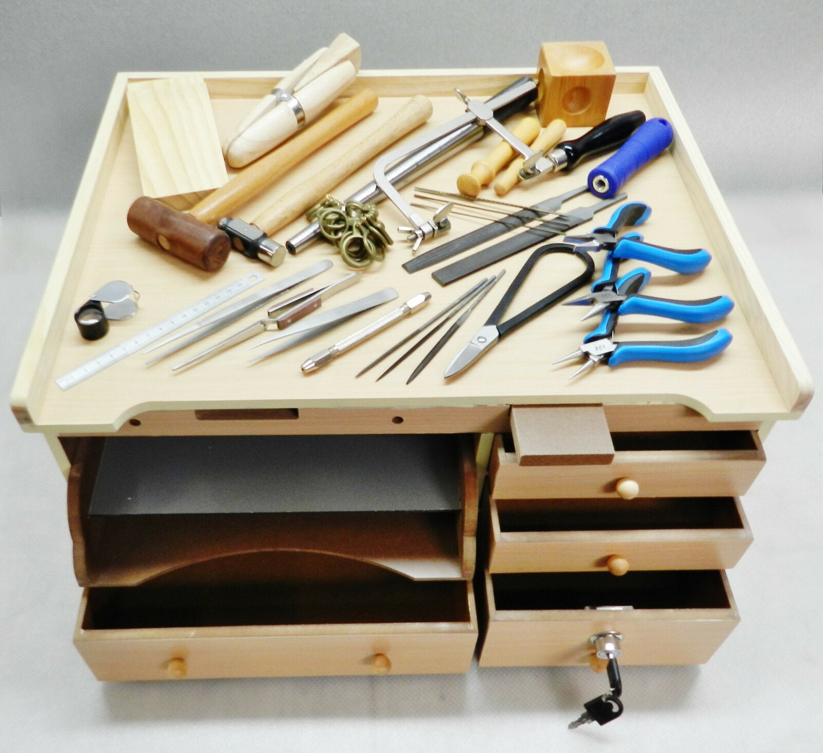 Jewelry Making Workbench & Tools Set of 30 - Bench and Basics to Make ...