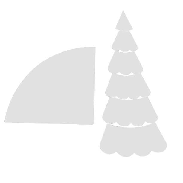 LSLJS Christmas Tree Quilting Set, Hand Sewing Patchwork Ruler 7 Piece ...