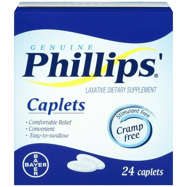 Phillips Laxative Caplets Comfortable Relief Occasional Constipation ...