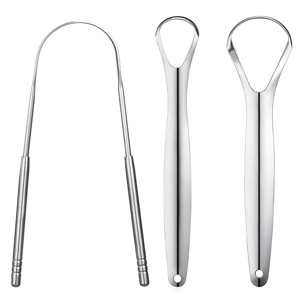 Tongue Scraper with Travel Case - Tongue Scraper for Adults Cure Bad ... Tongue Scraper with Travel Case - Tongue Scraper for Adults Cure Bad ...