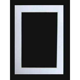 Acid-free Mat Boards 10-Pack 11x14 - Black With 8x10 Opening For Photo ...