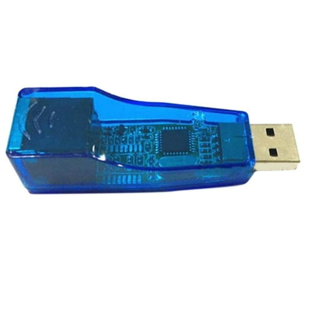 PC USB To Female To USB to Ethernet Internet Connector Adapter Adaptor ...