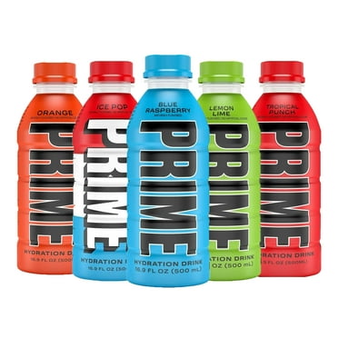 NEW FLAVOR! Prime Hydration Drink Variety Pack - 16.9 fl oz 9 Pack ...