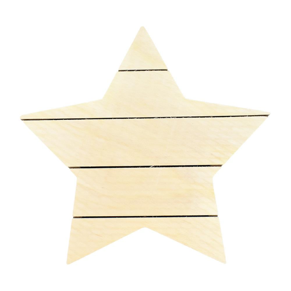 DIY Wood Star Pallet Box Wall Decor, Natural, 12-Inch - Walmart.com
