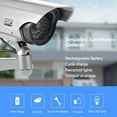 Cagogo Dummy Security Camera, Fake Surveillance Camera with Flashing ...
