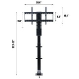 Motorized TV Mount Lift for 32" ~ 70" TVs Height Adjustable w/ Remote ...