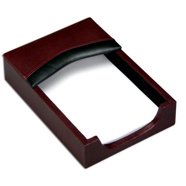 Classic Black Leather Conference Room Organizer Tray - Walmart.com