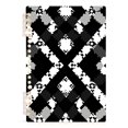 Black White Gray Pixel Pattern Notebook Detachable Coil Notebook Diary ...