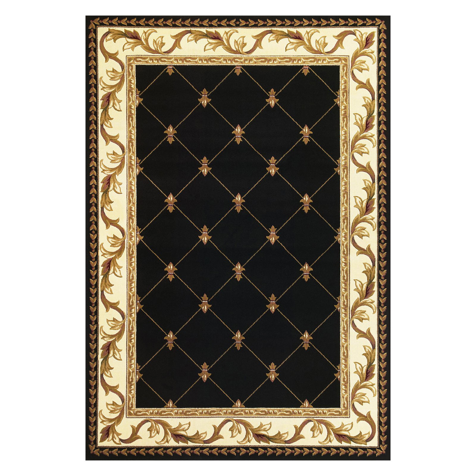 KAS Rugs Corinthian 53 Fleur-De-Lis Area Rug - Walmart.com