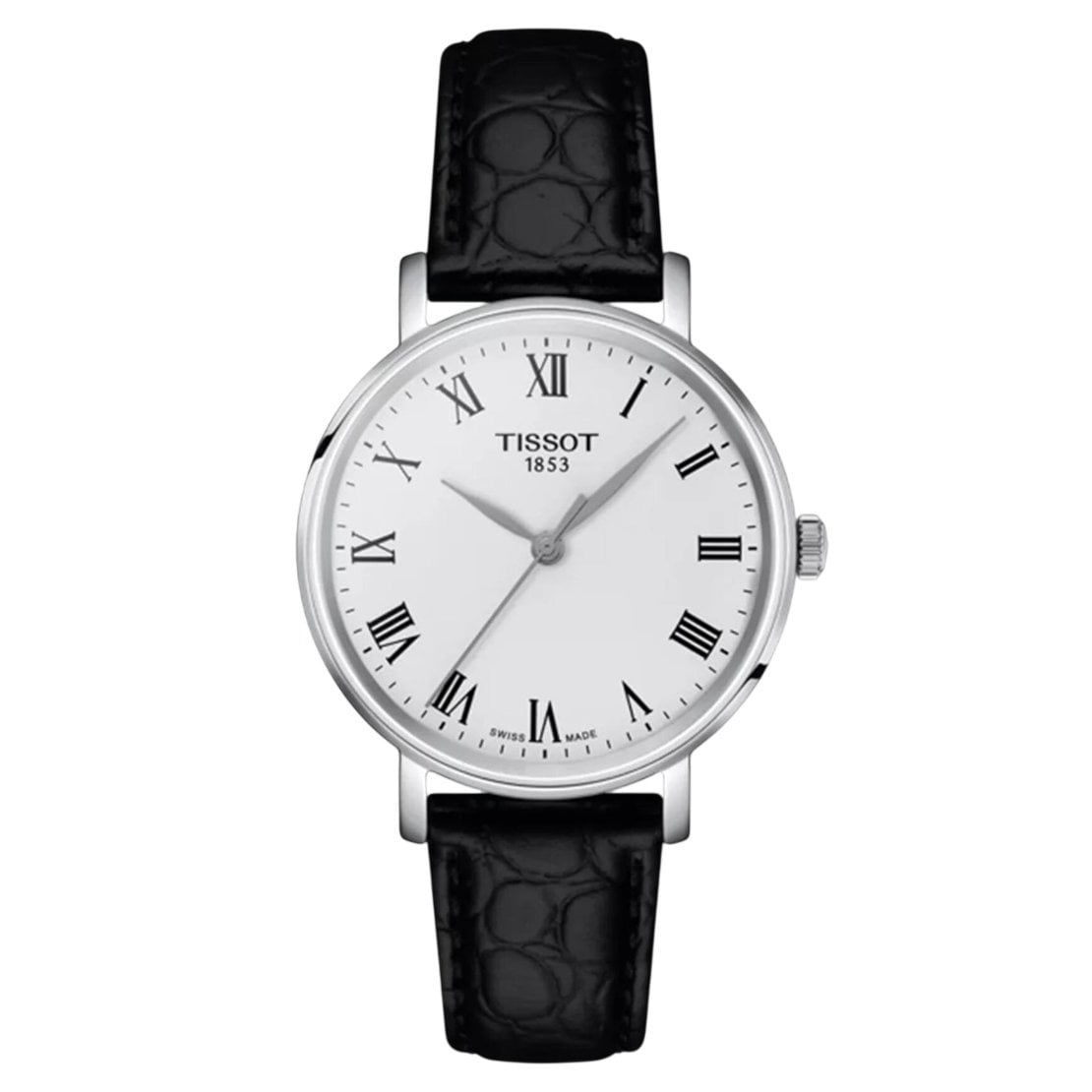 Click here for Tissot T1432101603300 Womens Everytime Black Leath... prices