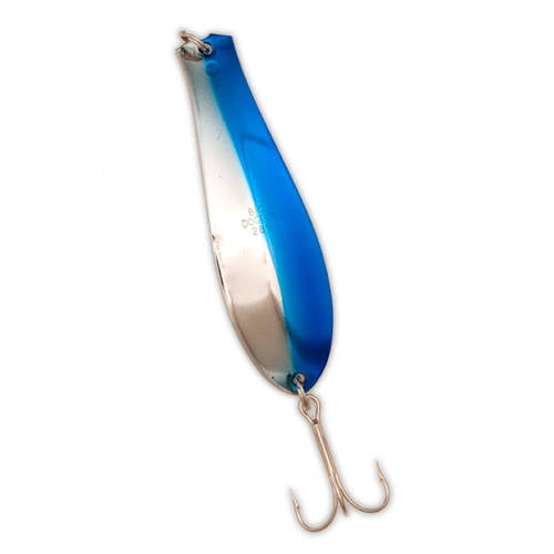 Doctor Spoon Original Series 1-3/16 oz 4-1/2" Long - Nickel/Neon Blue ...