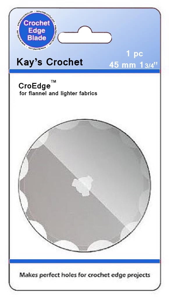 Kay's Crochet Croedge Skip Stitch Blade for Flannel - Walmart.com
