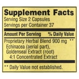 Spring Valley Echinacea Goldenseal Blend Capsules, 900 mg, 75 Ct HSA ...
