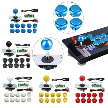 Arcade Joystick Replaced Part Gaming Buttons Compact Size DIY Prop ...