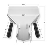 Olde Midway French Fry Scoop with Dual Handles, Stainless Steel Fry ...